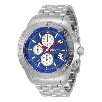 Invicta Aviator Chronograph Blue Dial Men's Watch 17203 886678210237 ...