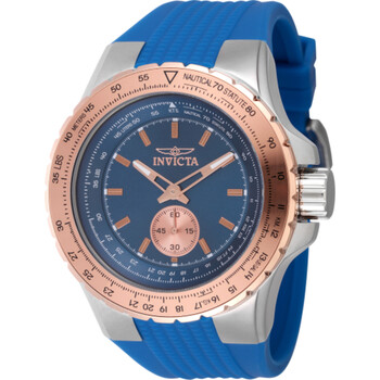 Invicta Aviator Quartz Blue Dial Men's Watch 38401 886678522040 ...