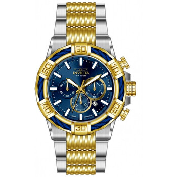 Invicta Bolt Chronograph GMT Quartz Blue Dial Men's Watch 49904 ...