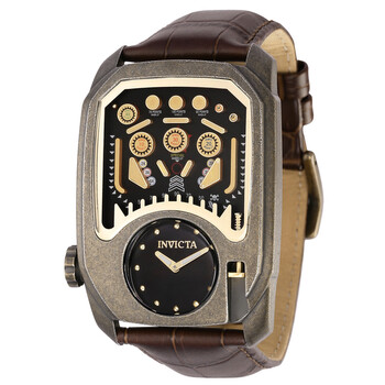 Invicta Cuadro Quartz Black Dial Men's Watch 35451 886678431731 ...