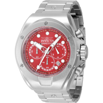 Invicta S1 Rally Chronograph GMT Date Quartz Red Dial Men's Watch 45483 ...