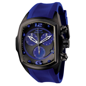 Invicta Lupah Revolution Collection Chronograph Black Polyurethane Men ...