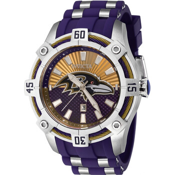 Invicta NFL Baltimore Ravens Baltimore Ravens Transparent Dial ...