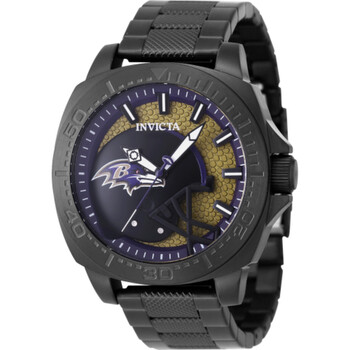Invicta NFL Baltimore Ravens Baltimore Ravens Transparent Dial ...