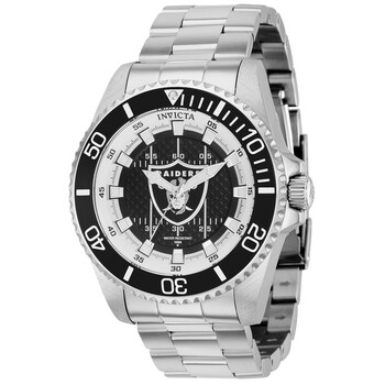 Invicta NFL Las Vegas Raiders Black Dial Men's Watch 42117 886678561452 ...