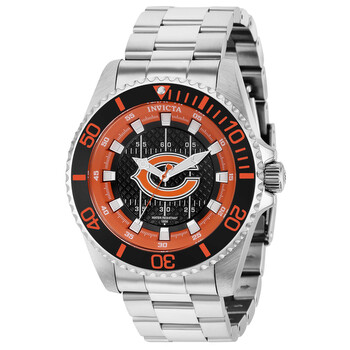 Invicta NFL Chicago Bears World Time GMT Quartz Men's Watch 45012 ...