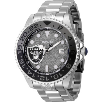 Invicta NFL Las Vegas Raiders Black Dial Men's Watch 42117 886678561452 ...