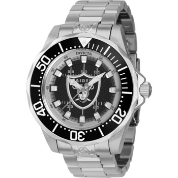 Invicta NFL Las Vegas Raiders Quartz Black Dial Men's Watch 42066 ...