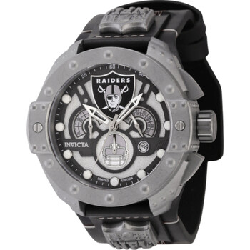 Invicta NFL Las Vegas Raiders GMT Quartz Men's Watch 45126 886678599516 ...