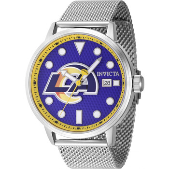 Invicta NFL Los Angeles Rams Quartz Silver Dial Men's Watch 43324 ...