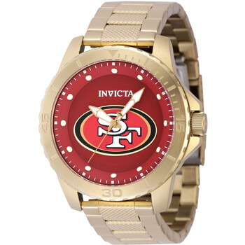 Invicta Nfl San Francisco 49ers Quartz Red Dial Men's Watch 48086 ...