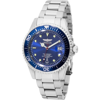 Invicta Pro Diver Automatic Blue Dial Stainless Steel Men's Watch 20434 ...