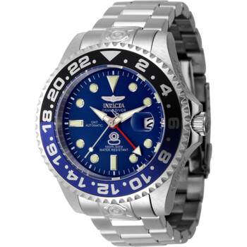 Invicta Grand Diver Automatic Blue Dial Batman Bezel Men's Watch 21865 ...
