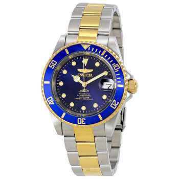 Invicta Pro Diver Automatic Blue Dial Stainless Steel Men's Watch 20434 ...