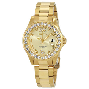 Invicta Angel Rose Dial Rose Gold-tone Ladies Watch 14398 0886678150335 ...