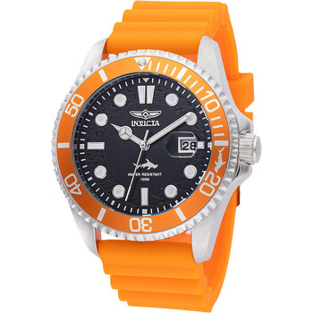 Invicta Pro Diver Quartz Orange Dial Men's Watch 47169 886678624836 ...