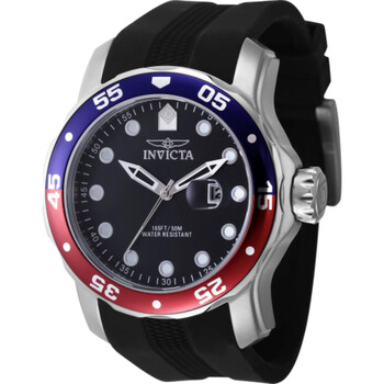 Invicta Pro Diver Quartz Blue Dial Pepsi Bezel Men's Watch 47222 ...