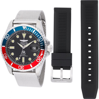 Invicta Pro Diver Date Quartz Black Dial Pepsi Bezel Men's Watch 47176 ...