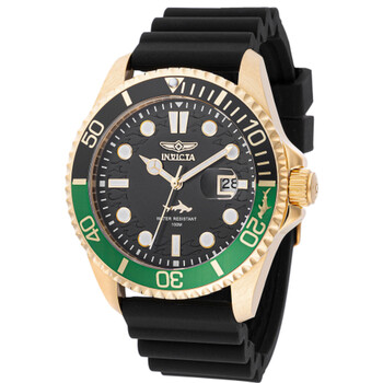 Invicta Pro Diver Quartz Black Dial Sprite Bezel Men's Watch 47179 ...