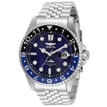 Seiko 5 Sports GMT Automatic Silver Dial Batman Bezel Men's Watch ...
