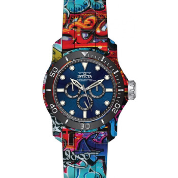 Invicta Pro Diver Date Day Quartz Red Dial Men's Watch 47853 ...