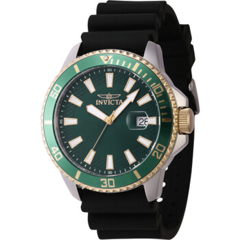 Invicta Pro Diver Quartz Green Dial Sprite Bezel Men's Watch 47223 ...