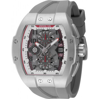 Invicta Racing Chronograph Quartz Grey Dial Titanium Men's Watch 47190 ...