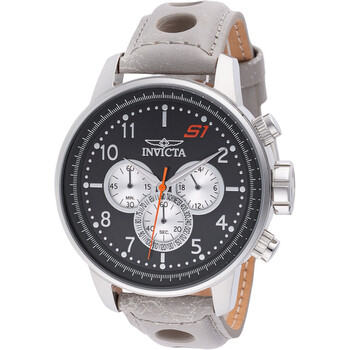Invicta S1 Rally Chronograph GMT Quartz Silver Dial Men's Watch 45911 ...