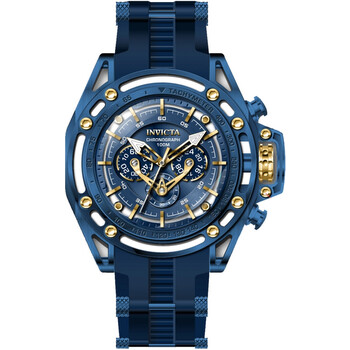 Invicta S1 Rally Chronograph GMT Quartz Blue Dial Men's Watch 38155 ...