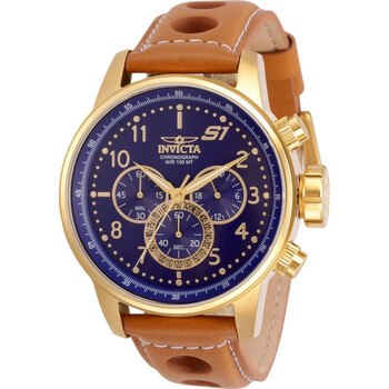Invicta S1 Rally Automatic Dragon Gold Dial Blue Polyurethane Men's ...