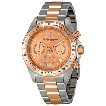 Invicta Speedway Chronograph Brown Dial Two-tone Men's Watch 17029 ...