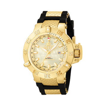 Invicta S1 Rally Automatic Dragon Gold Dial Blue Polyurethane Men's ...