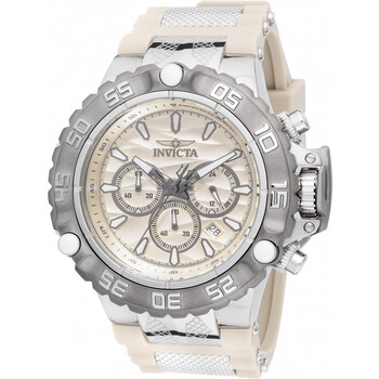 Invicta Subaqua Poseidon Chronograph GMT Quartz Light Blue Dial Men's ...