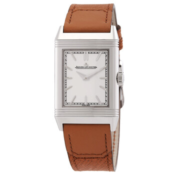 Jaeger LeCoultre Reverso Tribute Hand Wind White Dial Men's Watch ...