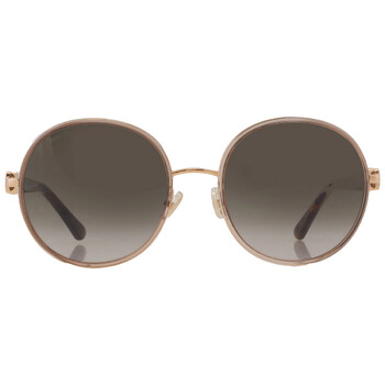 Gucci Brown Round Ladies Sunglasses GG1142S 002 56 889652375908 ...