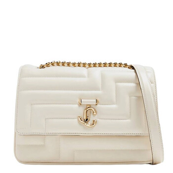 Jimmy Choo Chain Handle Leather Shoulder Bag AVENUE SOFT SHOULDER NBA ...