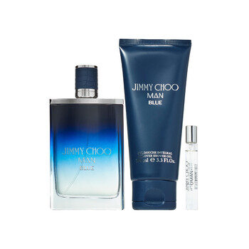 Jimmy Choo Men's Man 3pcs EDT Gift Set Fragrances 3386460138338 ...