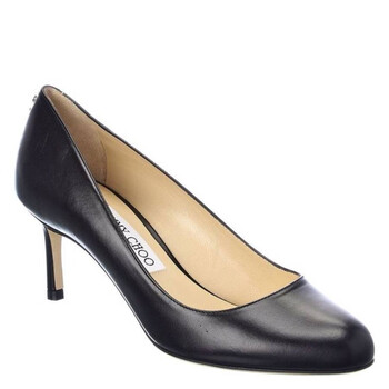 Jimmy Choo Selah 60 Leather Pumps, Brand Size 37.5 ( US Size 7.5 ...