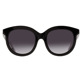 Saint Laurent Grey Gradient Butterfly Ladies Sunglasses SL M48S/K 002 ...