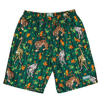 Kenzo Boys Dark Green Jungle Theme Swim Shorts, Size 8Y K24316-678 ...