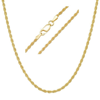 Kylie Harper Thick/Heavy Men's Italian 14k Gold Over Silver Rope Chain ...