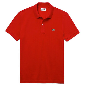 Lacoste Stretch Pique Short-Sleeve Slim Fit Polo Shirt, Brand Size 2 (X ...