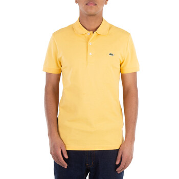 Lacoste Stretch Pique Short-Sleeve Slim Fit Polo Shirt, Brand Size 4 ...