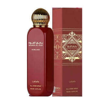 Lattafa Men's Bade'e Al Oud Sublime Body Spray 6.7 oz Fragrances ...