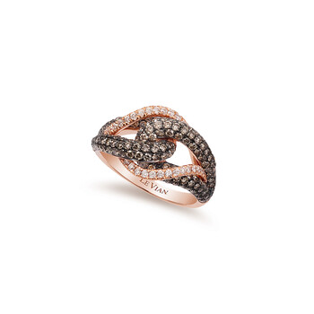 Le Vian Ladies Chocolate Gladiator Rings in 14K Strawberry Gold ...