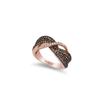 Le Vian Ladies Chocolate Gladiator Rings in 14K Strawberry Gold ...
