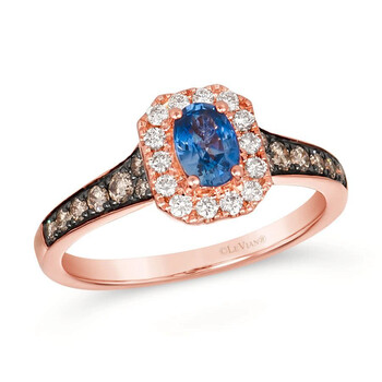 Le Vian Ladies Blueberry Sapphire Rings set in 14K Strawberry Gold TSQS ...