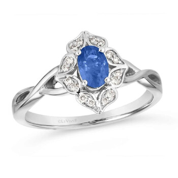 Le Vian Ladies Blueberry Sapphire Ring set in 14K Vanilla Gold R4586S ...