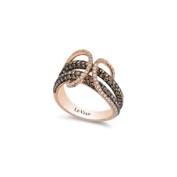 Le Vian Ladies Chocolate Gladiator Rings in 14K Strawberry Gold ...