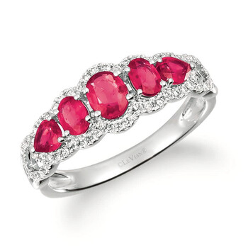 Le Vian Ladies Passion Ruby Rings set in 14K Vanilla Gold TSGG 5 ...